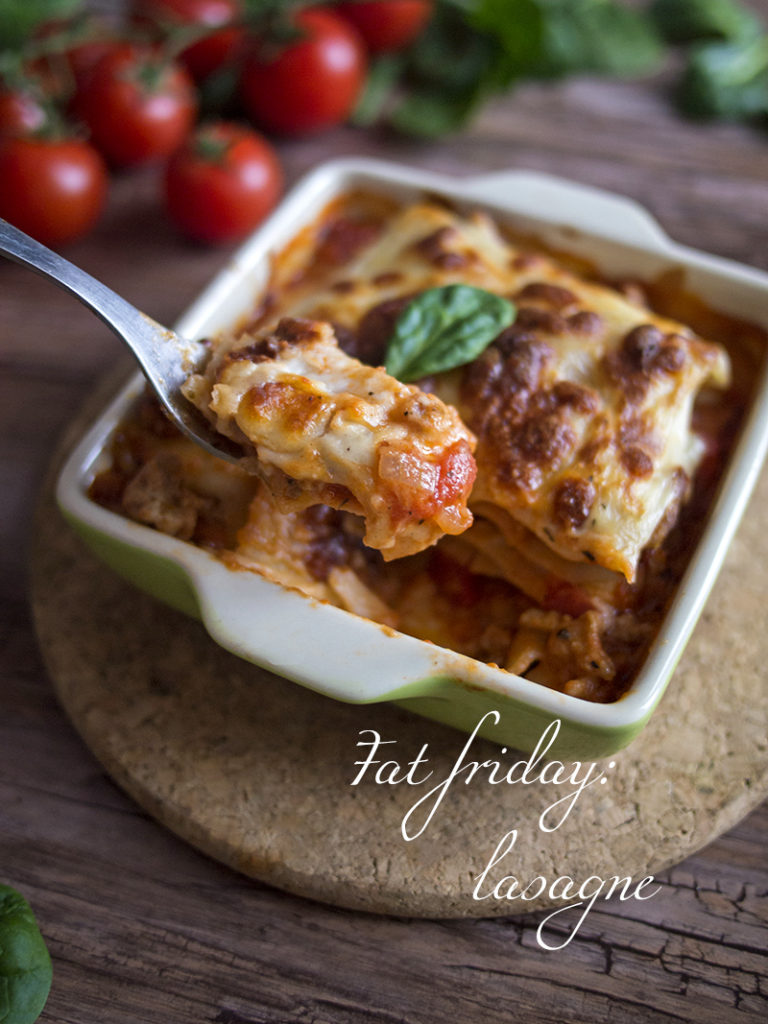 Fat friday: lasagne : Nerdy Cookin